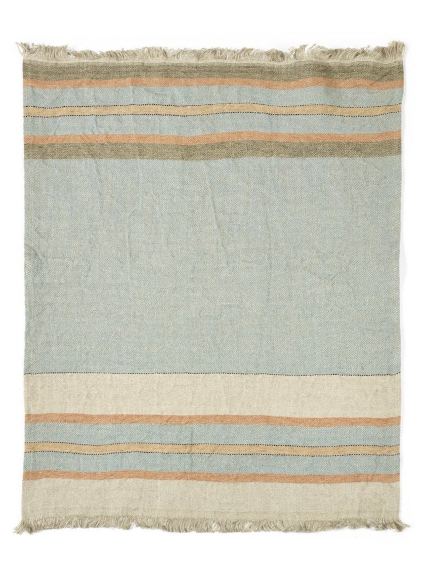 Libeco Linen - The Belgian Throw - Multi Stripe – Millar and More